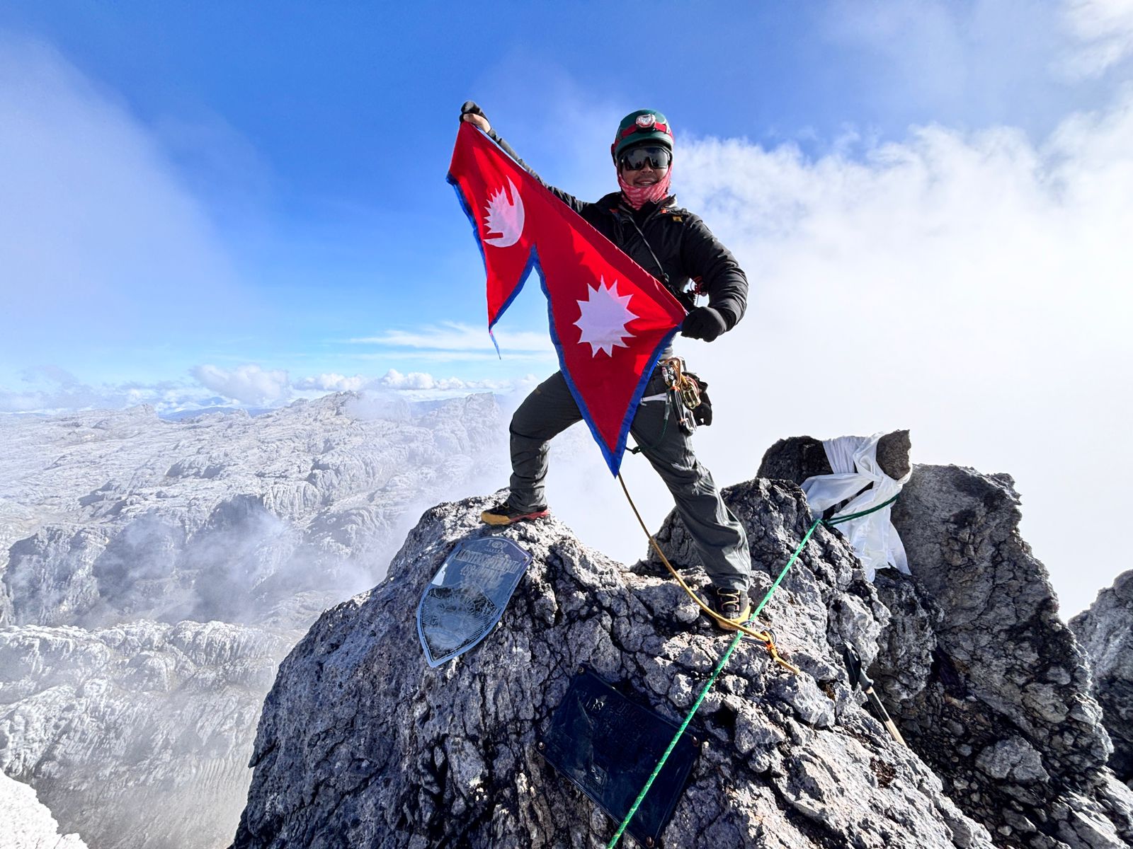 Abiral Rai becomes first from Rai community to scale Carstensz Pyramid